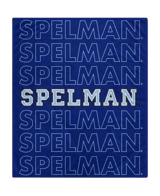 Spelman College Jaguars 60" x 70" Echo Wordmark Plush Blanket - Macy's