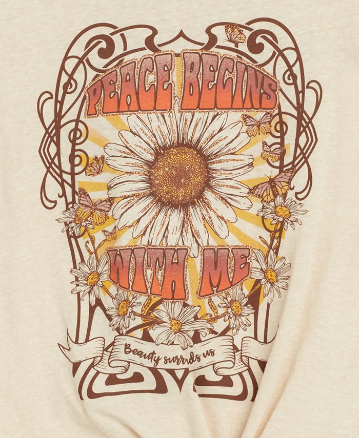 Beautees Big Girls Short Sleeve Crewneck T-shirt and Printed Skirt, 2 ...