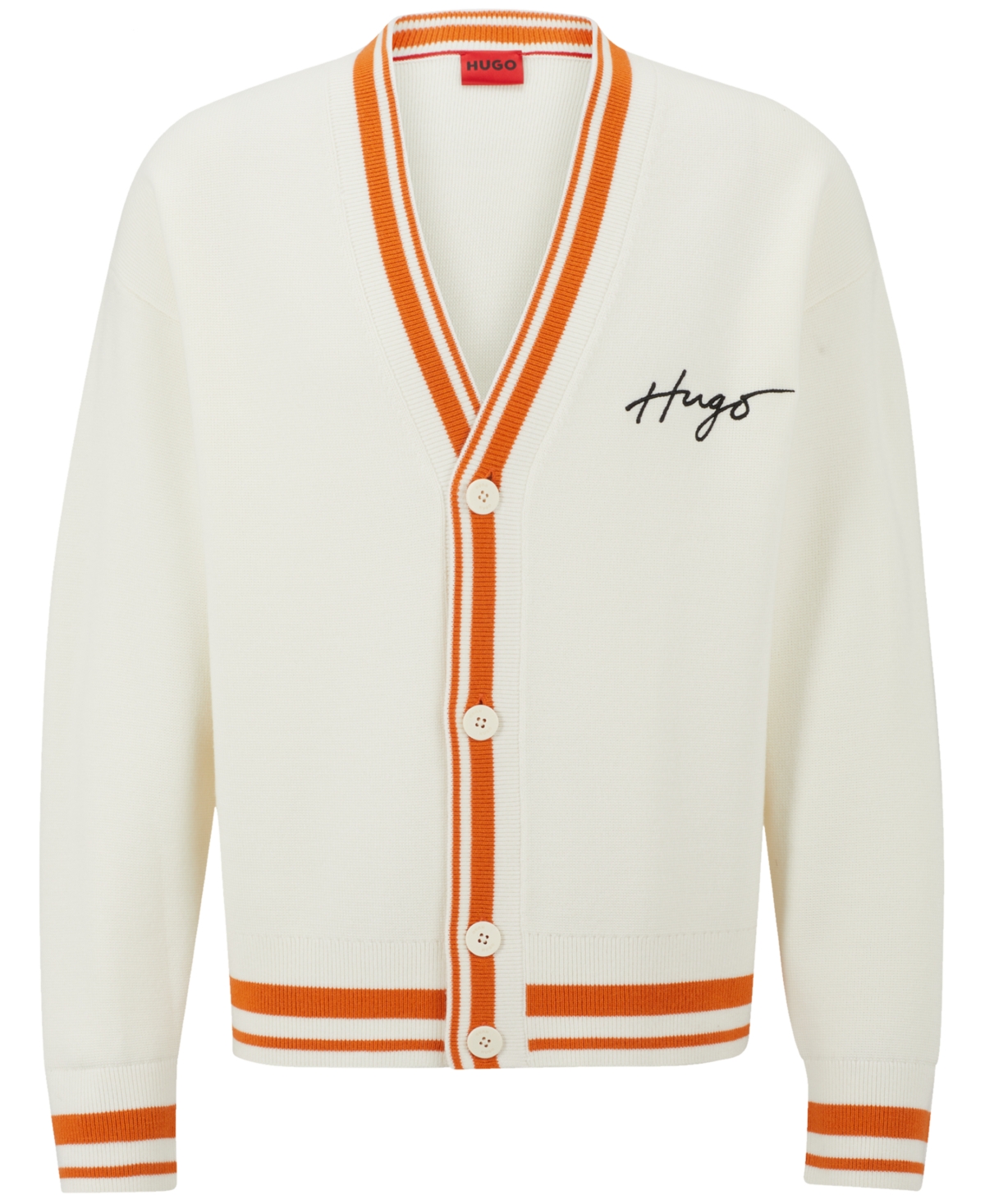 Click here for Hugo by Hugo Boss Mens Sopporo Cardigan - Open Whi... prices