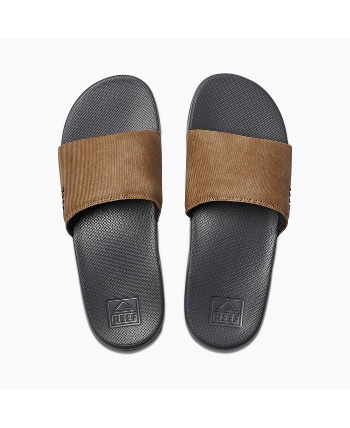 REEF Men's One Comfort Fit Slides - Macy's