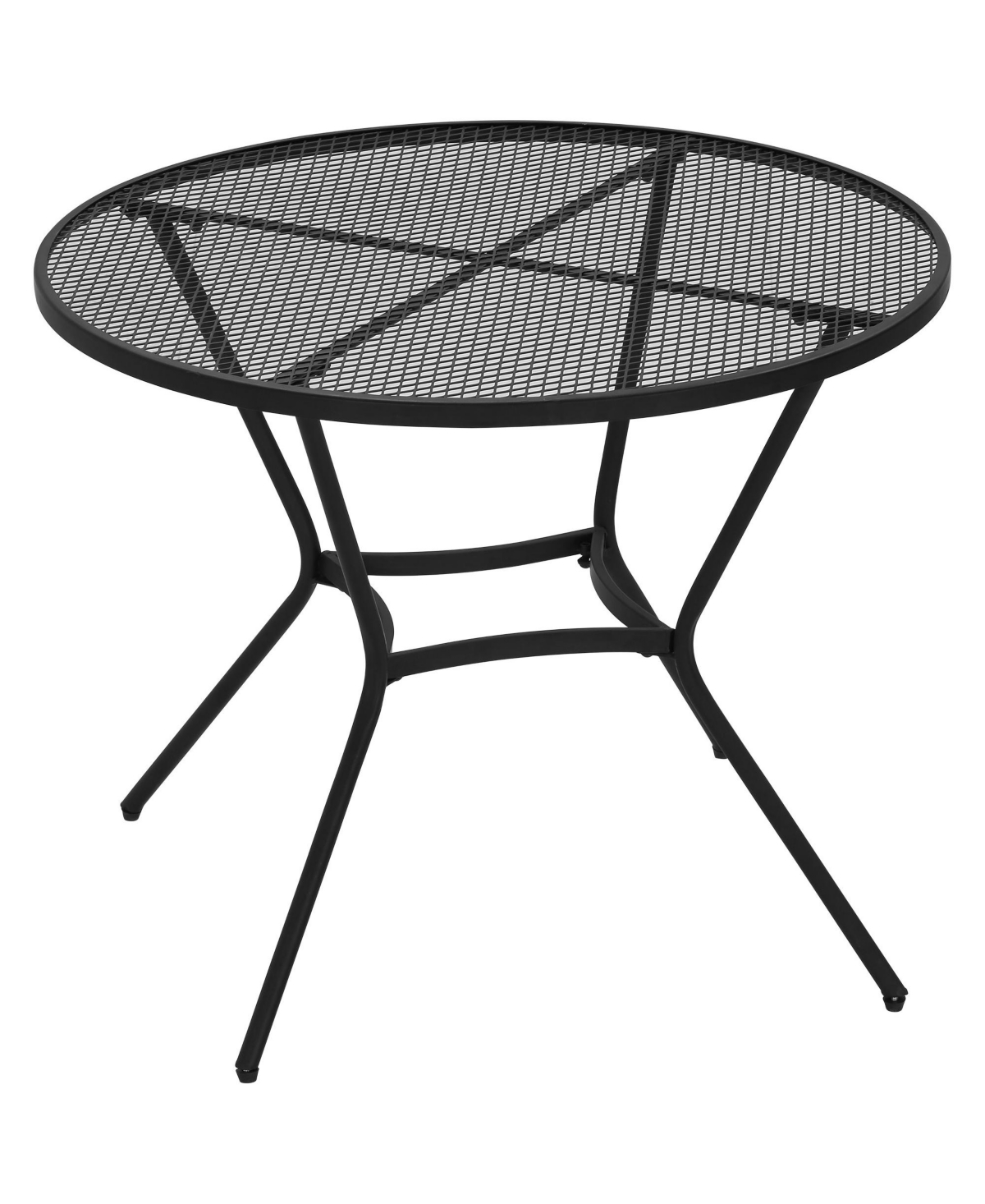 Click here for Outsunny 35" Round Outdoor Steel Dining Table... prices