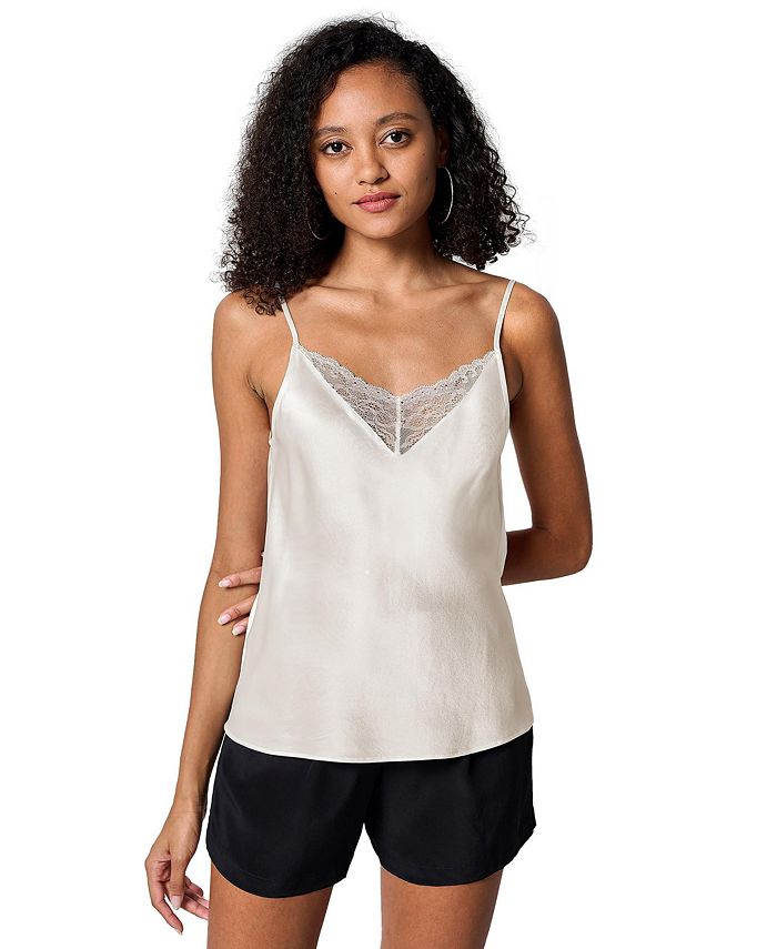 Lilysilk Sexy V Neck Lace Silk Camisole For Women Macys