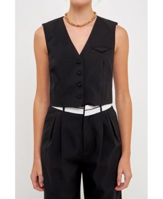 Grey Lab Women's Classic Pocket Vest - Macy's