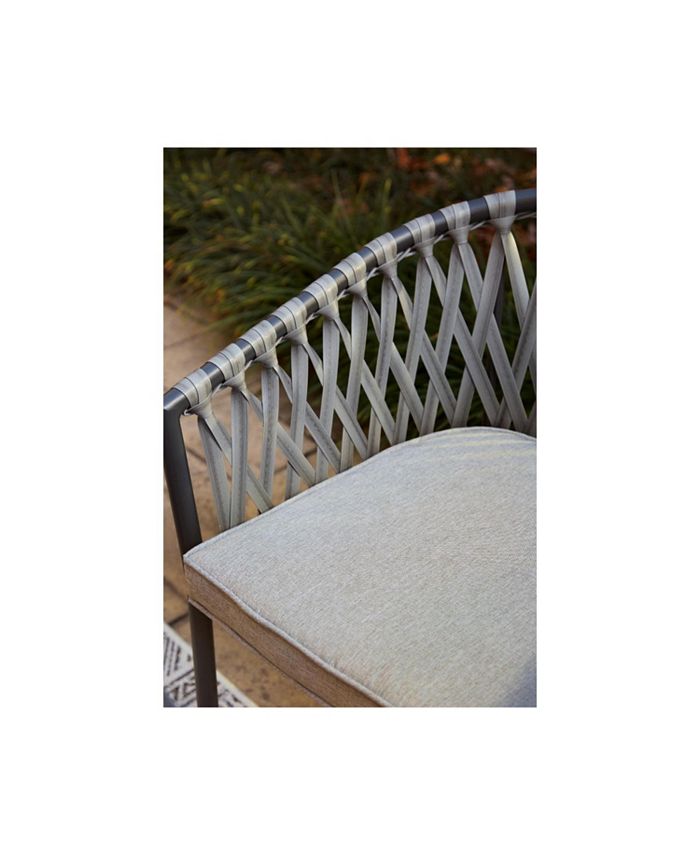 Signature Design By Ashley Palm Bliss Chair, Set of 4 - Macy's