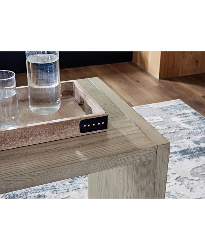 Signature Design By Ashley Dalenville Over Ottoman Table - Macy's