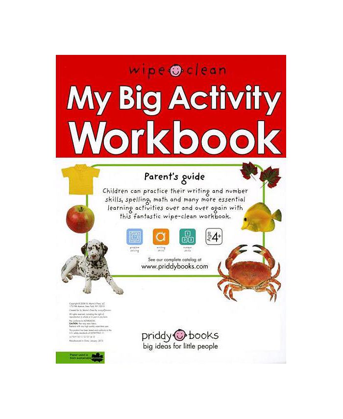 Barnes & Noble My Big Activity Work Book by Roger Priddy - Macy's
