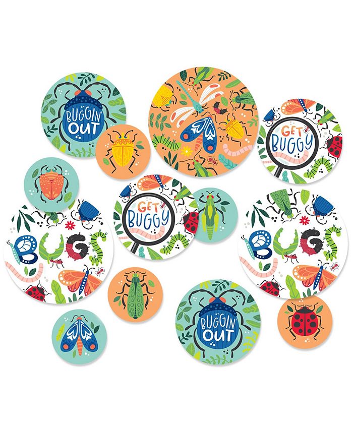 Big Dot of Happiness Buggin' Out Bugs Birthday Party Decorations Large ...