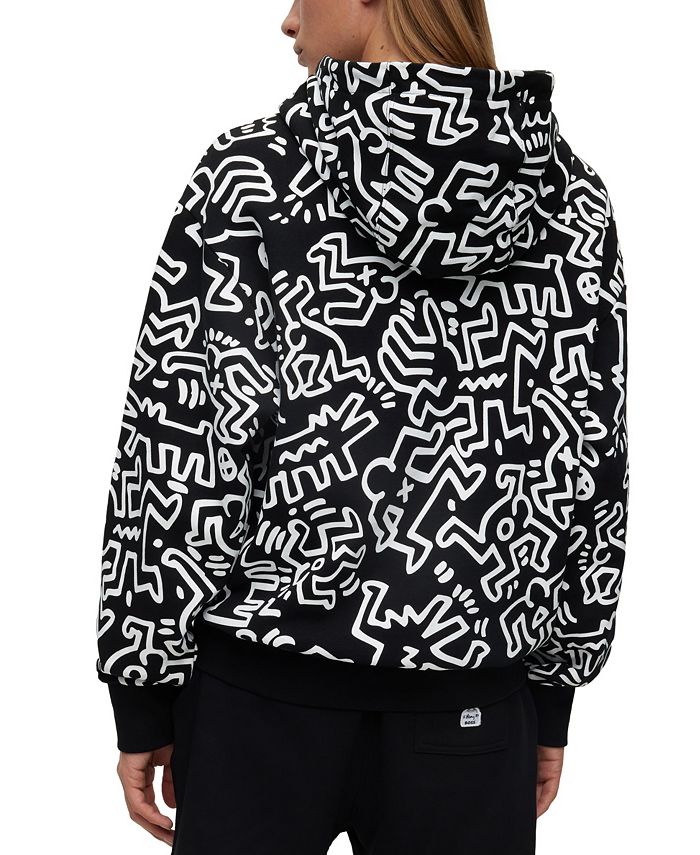 Hugo Boss BOSS X Keith Haring Special Gender-Neutral Hoodie - Macy's