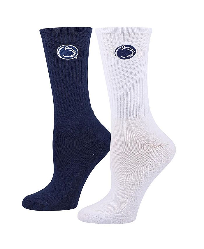 ZooZatz Women's Navy, White Penn State Nittany Lions 2-Pack Quarter ...