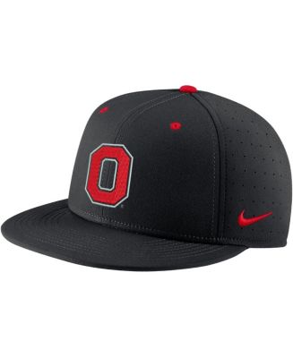 Men's Nike Black Ohio State Buckeyes True Performance Fitted Hat - Macy's