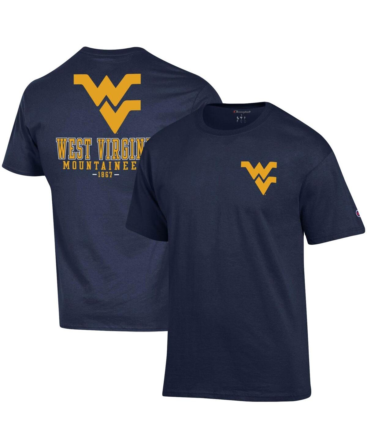 Click here for Mens Champion Navy West Virginia Mountaineers Stac... prices