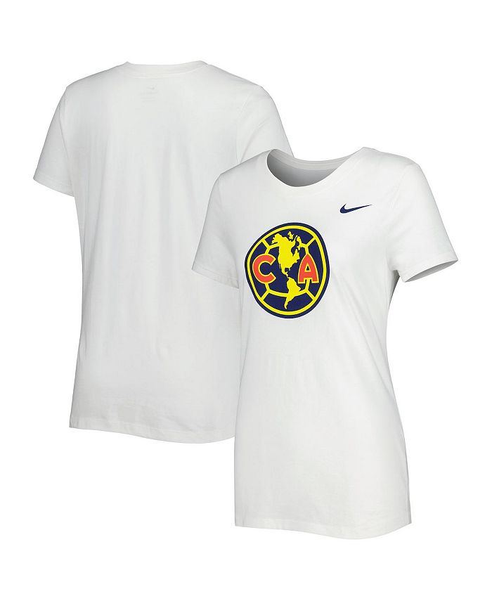 Nike Women's White Club America Club Crest T-shirt - Macy's