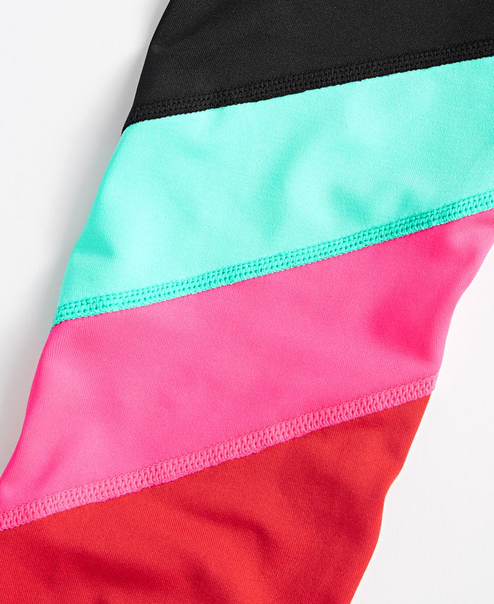 Id Ideology Big Girls Colorblocked 7 8 Length Leggings Created For