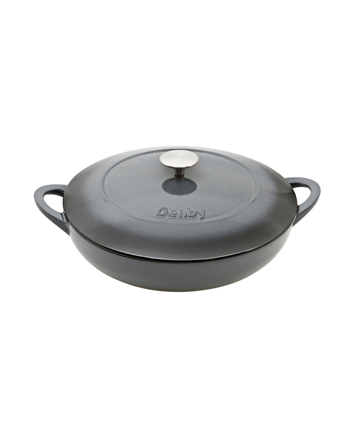 Click here for Denby Halo Shallow Covered Casserole  4 Qt. - Blac... prices