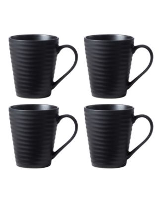 Oneida Ridge Mugs, Set of 4 - Macy's