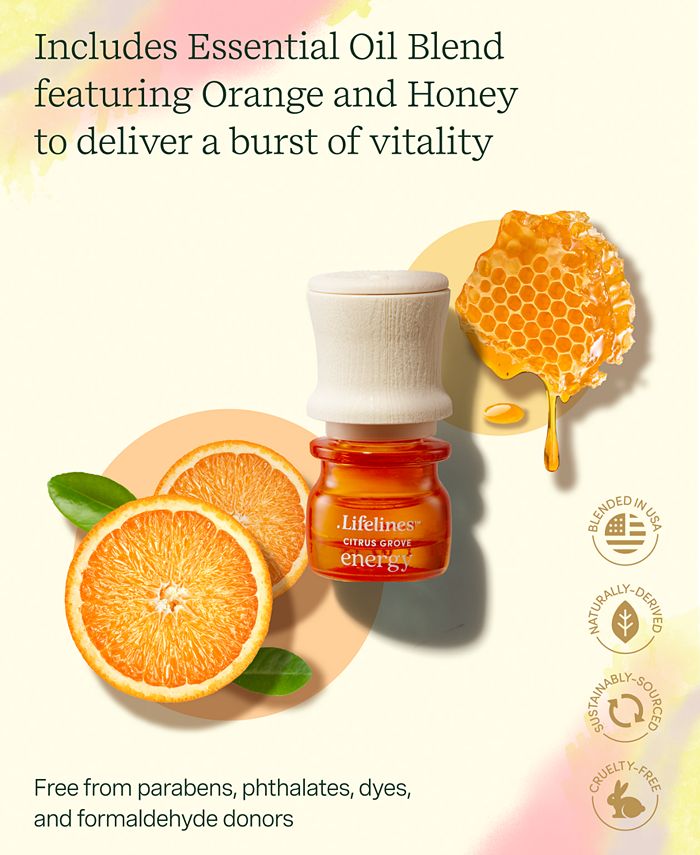 Lifelines "Waves" Ultrasonic Diffuser (300 Milliliter) - Cascading Mist ...