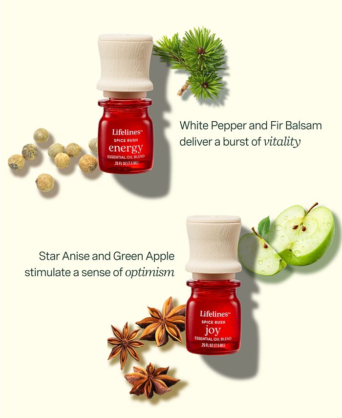 Lifelines Essential Oil Blends - Spice Rush, 4 Pack - Macy's