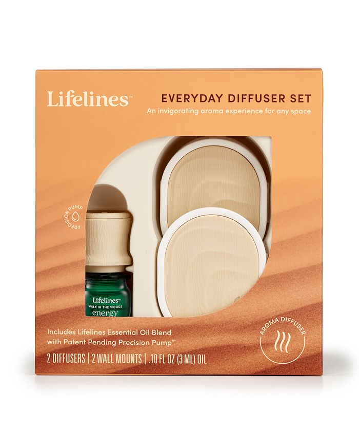 Lifelines Everyday Diffuser Plus Essential Oil Blend, Set - 2 Pack - Macy's