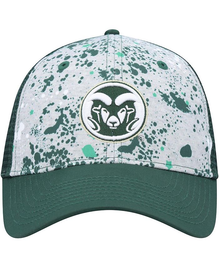 Colosseum Men's Gray, Green Colorado State Rams Love Fern Trucker ...