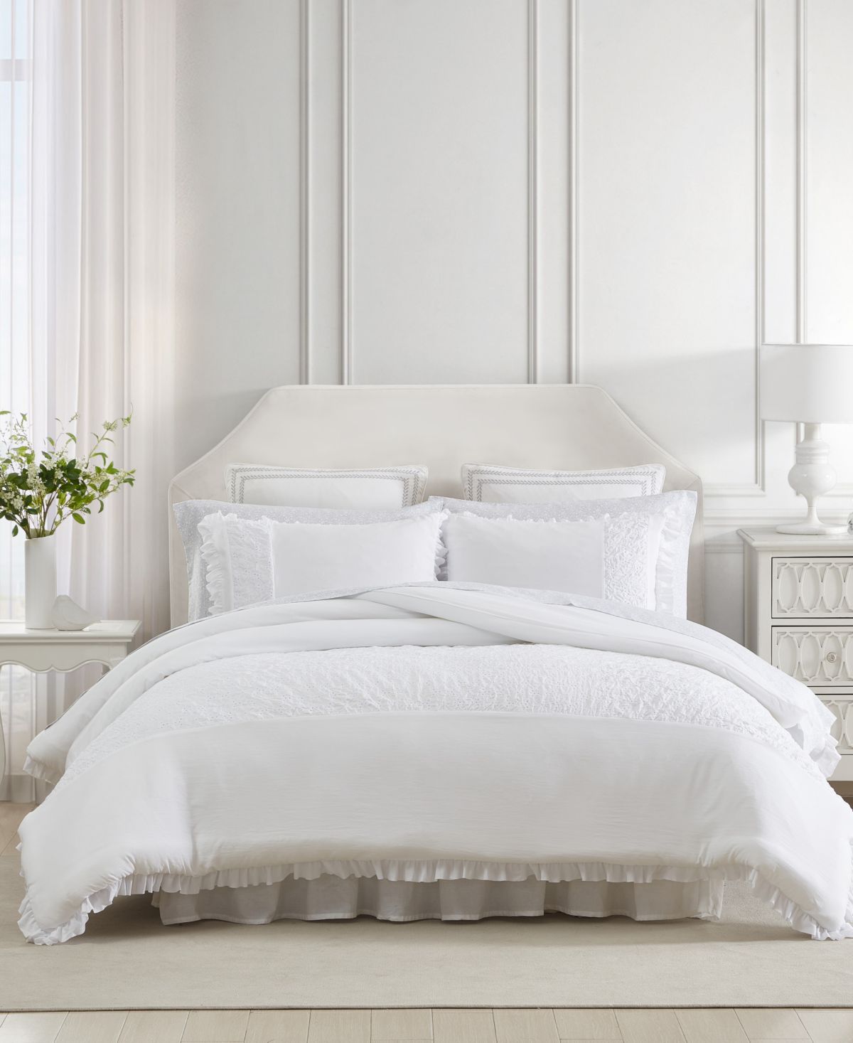 Mejores ofertas e historial de precios de Eyelet Ruffle Microfiber 2 ...
