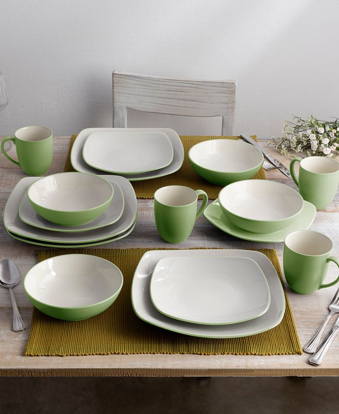 Noritake Colorwave Square 16-Pc. Dinnerware Set, Service for 4 - Macy's