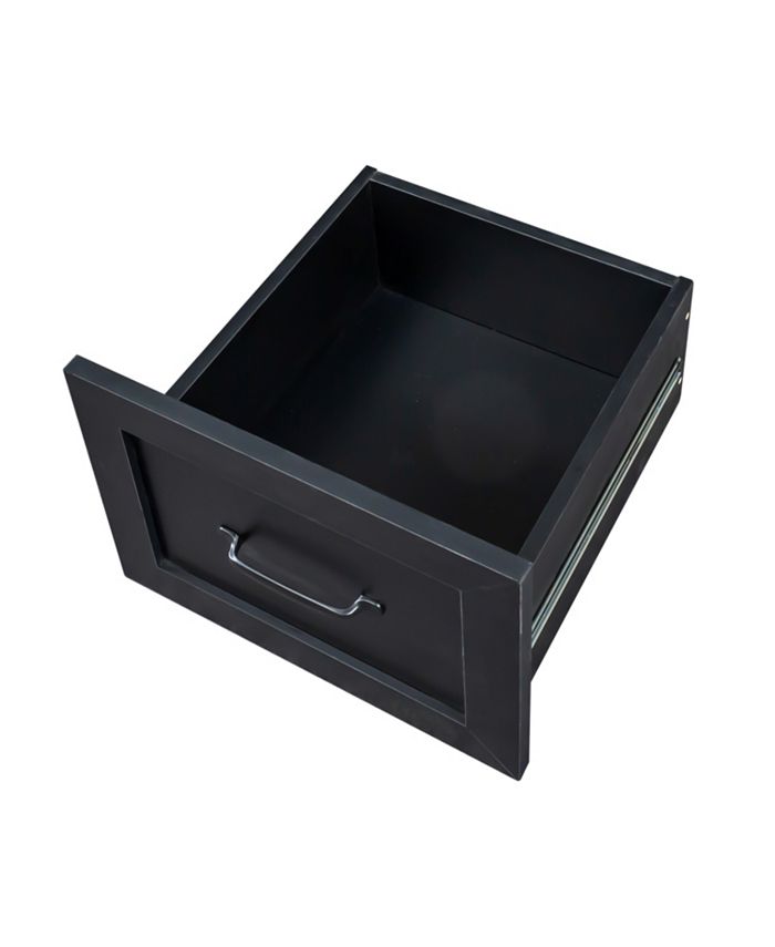 Simplie Fun Home Office Computer Desk With Hutch, Antiqued Finish - Macy's