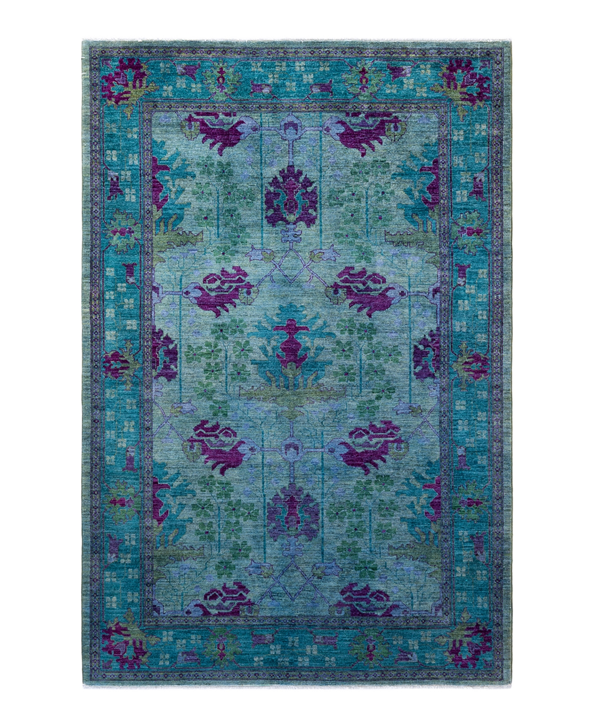 Click here for Adorn Hand Woven Rugs Fine Vibrance M1745 6 x 91 A... prices