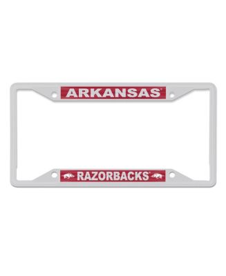 Wincraft Arkansas Razorbacks Chrome Colored License Plate Frame - Macy's