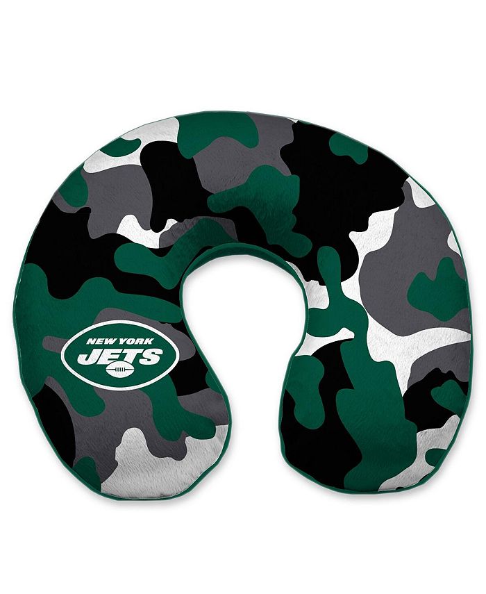 Pegasus Home Fashions New York Jets Camo Memory Foam Travel Pillow - Macy's
