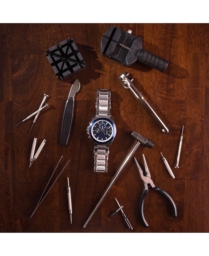 Stalwart 16-Piece Watch Repair Kit - DIY Tool Set for Repairing Watches ...