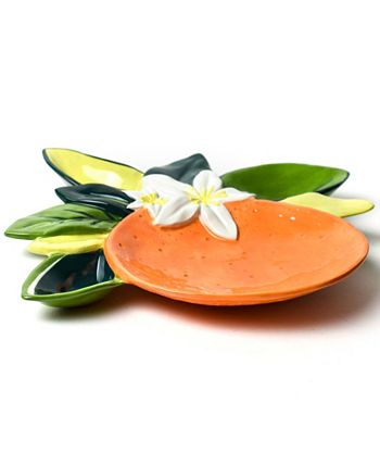 Coton Colors Orange Platter 13'' - Macy's