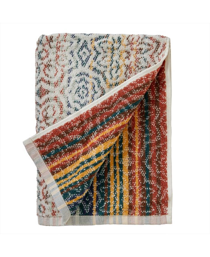 SKL Home Rhapsody Spice Cotton Bath Towel, 50" x 27" - Macy's