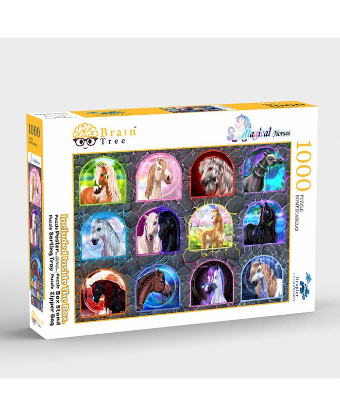 Brain Tree Games Magical Horses 1000 Piece Jigsaw Puzzle - Macy's