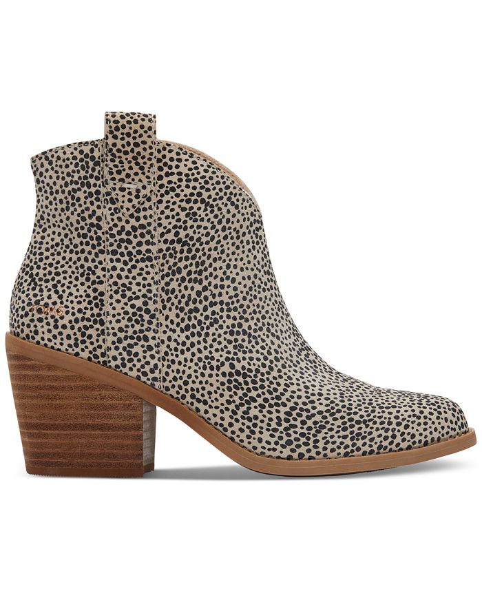 TOMS Women's Constance Pull On Western Booties - Macy's