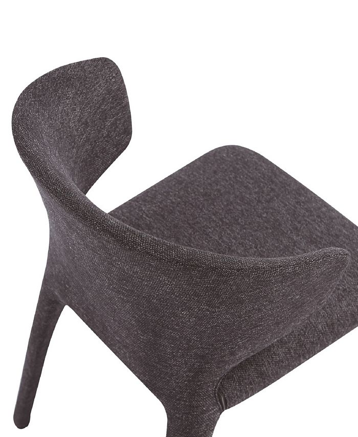 Manhattan Comfort Conrad 4-Piece Woven Tweed Upholstered Dining Chair ...