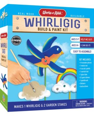 Works of Ahhh... aft Set - Whirlygig Buildable Paint Kit - Macy's