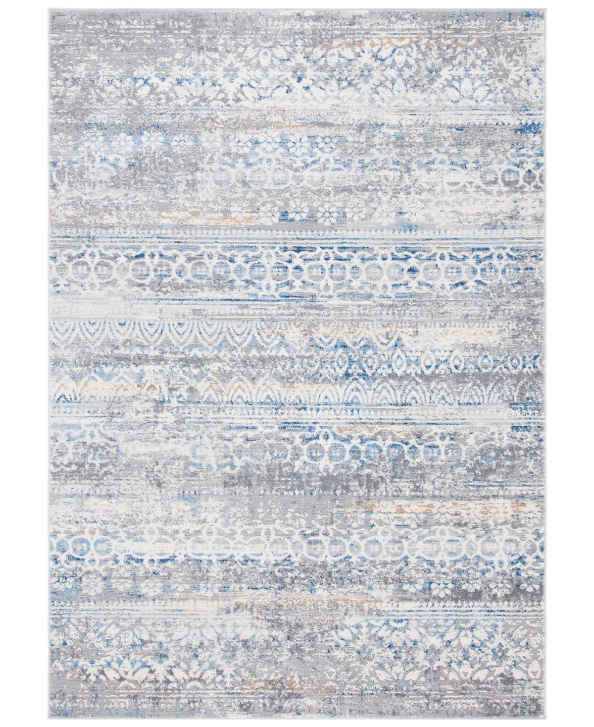 Click here for Safavieh Amelia ALA484 55 x 77 Area Rug - Gray  Bl... prices