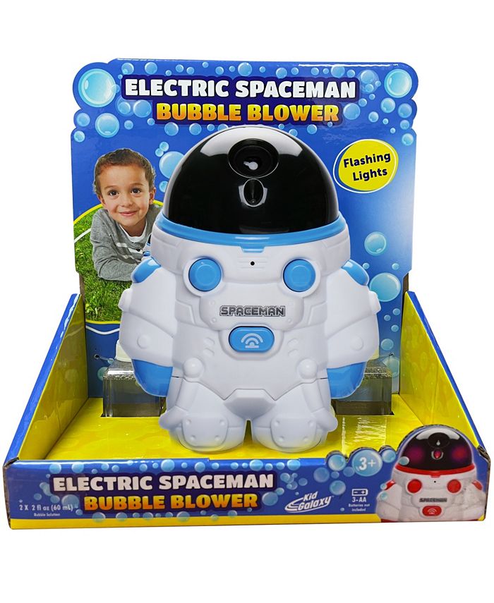 Kid Galaxy CLOSEOUT! Electric Spaceman Bubble Blower w/ Lights- Style ...