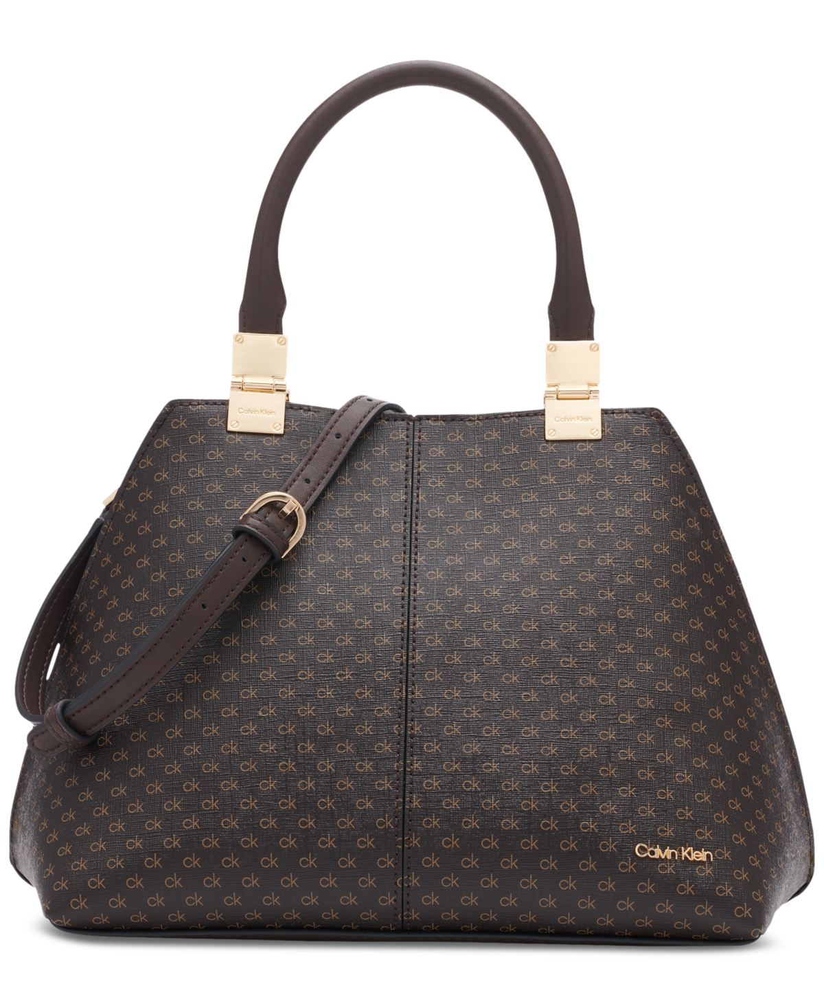 Click here for Calvin Klein Granite Signature Convertible Satchel... prices