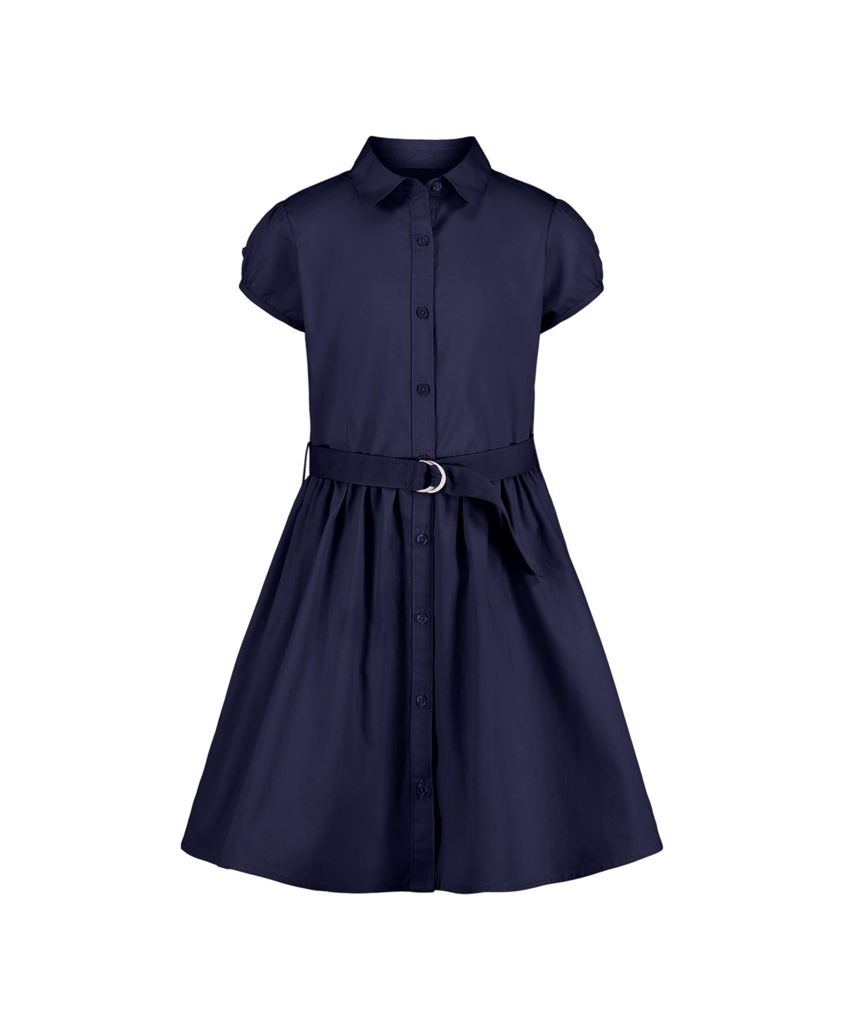 Click here for Nautica Big Girls Uniform Belted Poplin Shirt Dres... prices