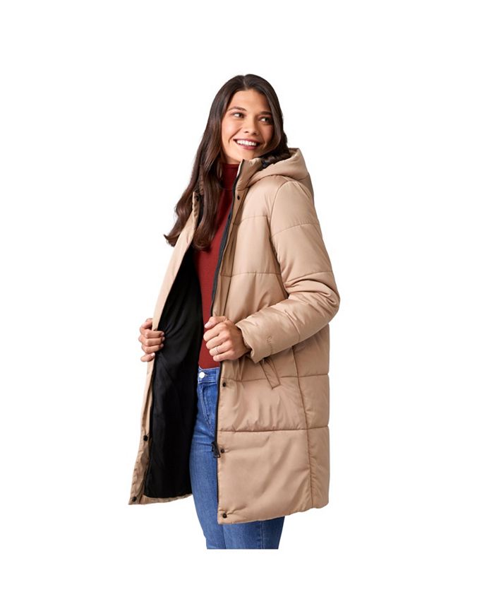 Free Country Women's FreeCycle Lansby Long Puffer Jacket - Macy's