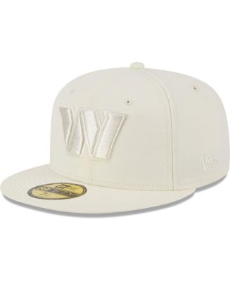 Men's New Era Cream Washington Commanders Color Pack 59FIFTY Fitted Hat ...