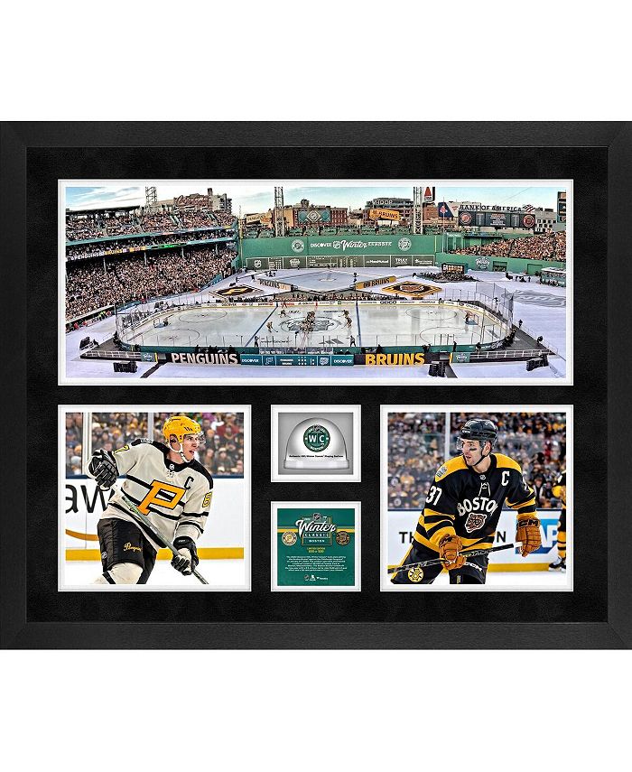 Fanatics Authentic Pittsburgh Penguins vs. Boston Bruins 2023 Winter Classic Framed 20'' x 24 ...