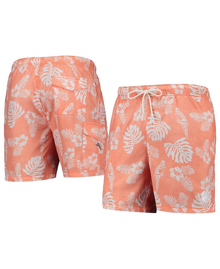 Tommy Bahama Men's Orange Clemson Tigers Naples Parrot in Paradise Swim ...