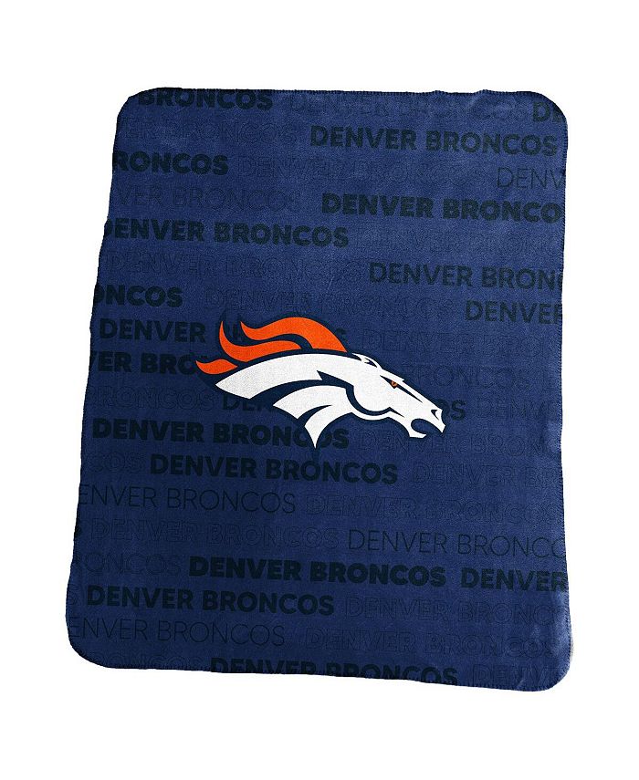 Logo Brands Denver Broncos 50'' x 60'' Classic Fleece Blanket - Macy's