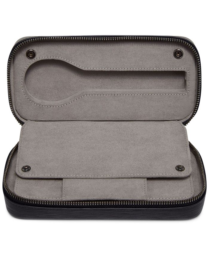 TUMI Men's Nassau Slg Leather Travel Watch Case - Macy's