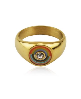 BETTER TOGETHER FLAG Ring - Macy's