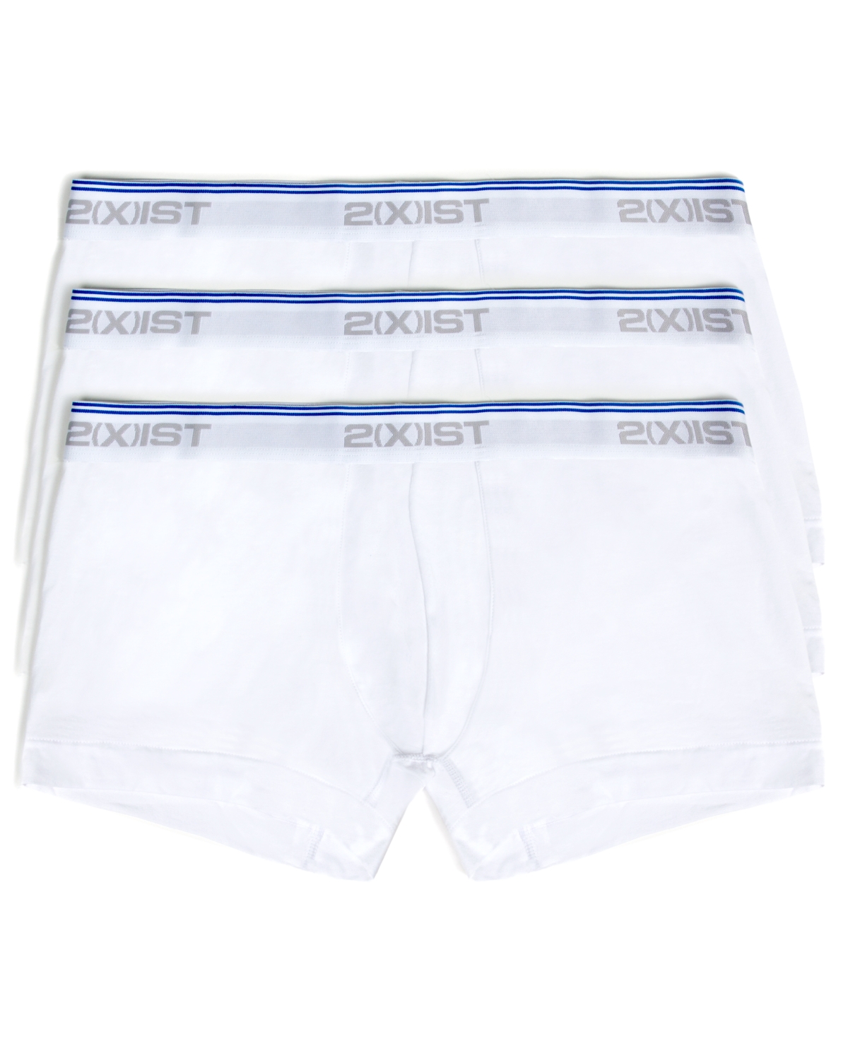 Click here for 2(x)ist Mens Cotton Stretch 3 Pack No-Show Trunk -... prices