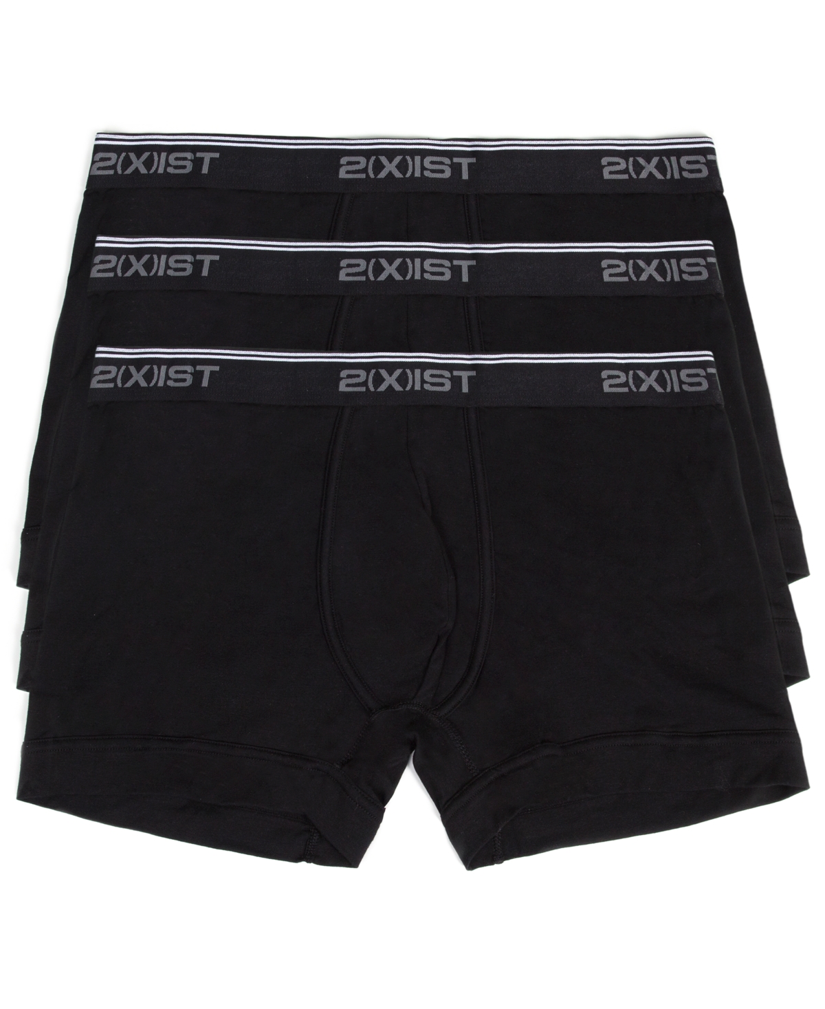 Click here for 2(x)ist Mens Cotton Stretch Boxer Briefs 3-Pack -... prices