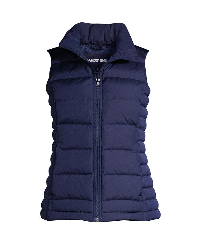 Lands' End Women's Down Puffer Vest - Macy's